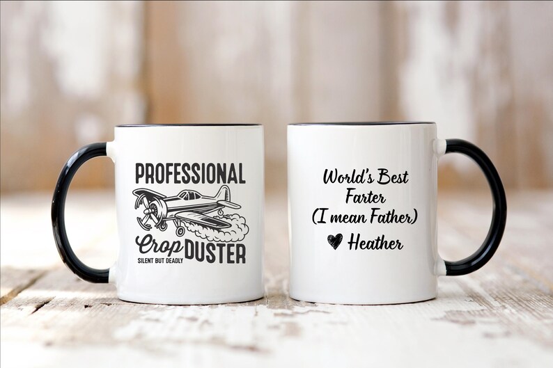 Professional Crop Duster Mug, Personalized Father's Day Gift, Funny Dad ...