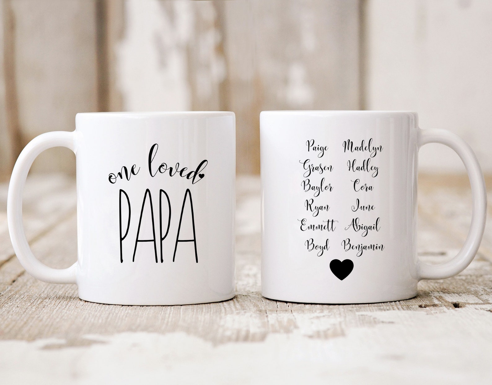 Papa Gifts, Papa Mug, Personalized Papa Gifts From Grandkids, Papa ...