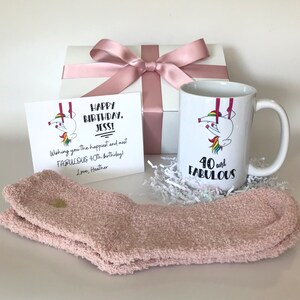 Funny 40th Birthday Box, 40 and Fabulous Happy Birthday Gift Box, 40th ...