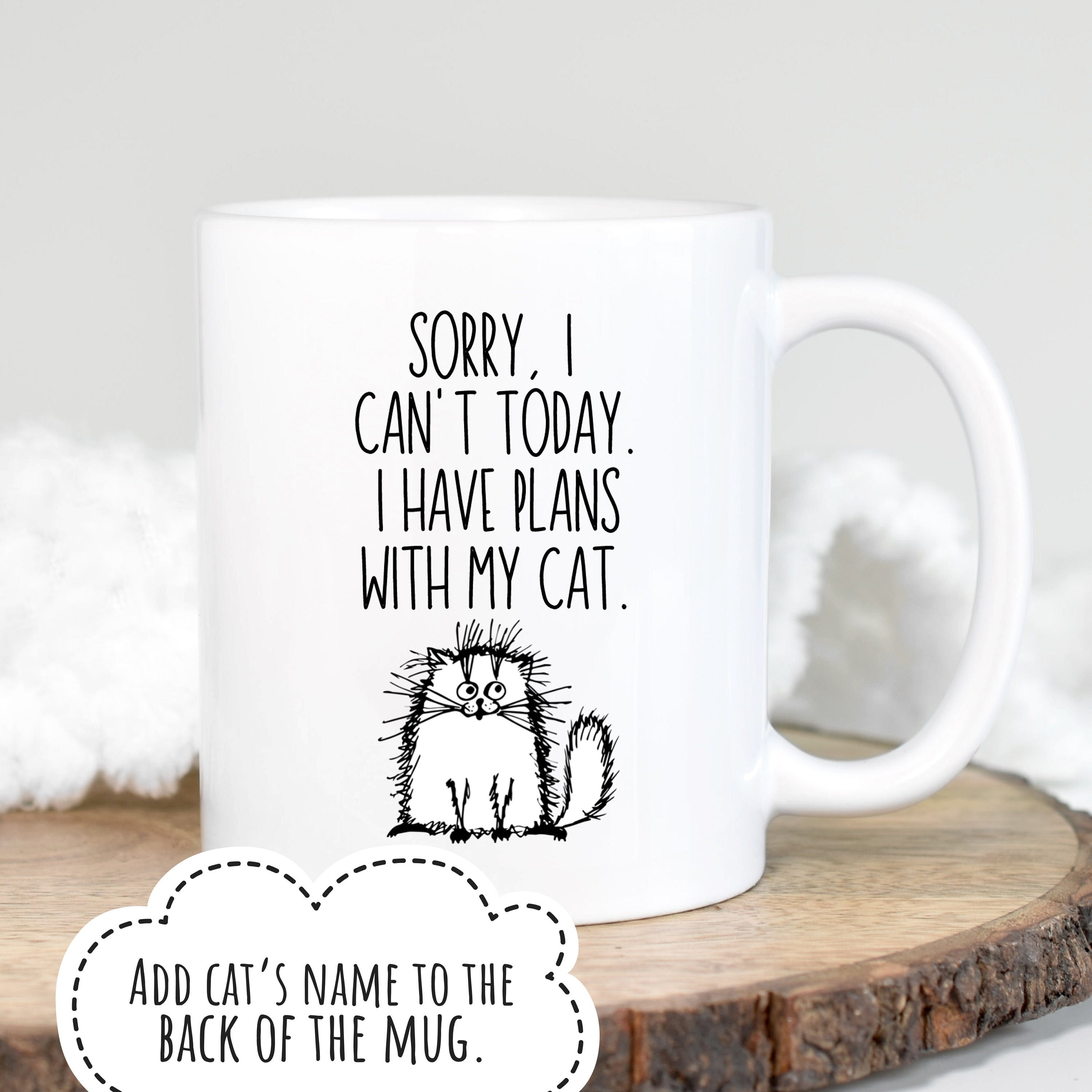 Funny Cat Mug Personalized Cat Mug Cat Themed Gifts Cat | Etsy