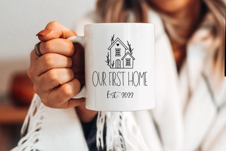 Our First Home Mug, Homeowners Gift, New Home Mug, First House Gift ...