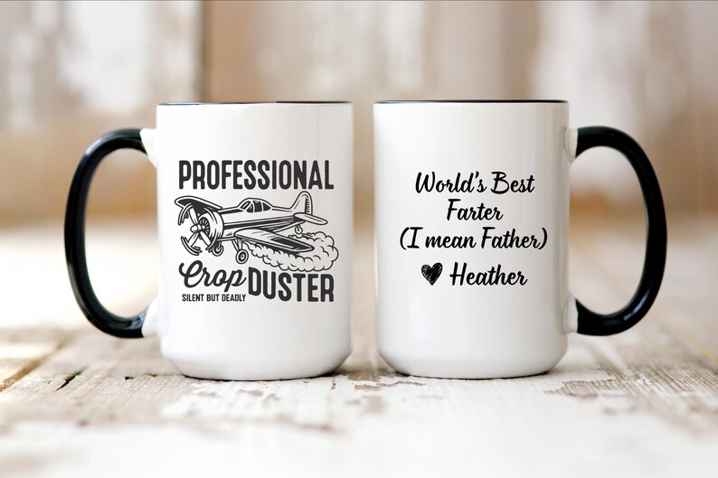 Professional Crop Duster Mug, Personalized Father's Day Gift, Funny Dad ...