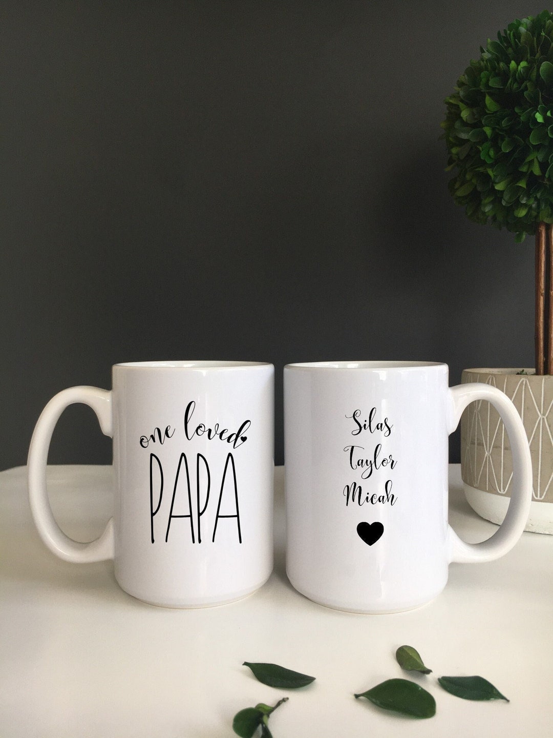 Papa Gifts, Papa Mug, Personalized Papa Gifts From Grandkids, Papa ...