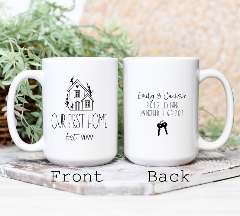 Our First Home Mug, Homeowners Gift, New Home Mug, First House Gift ...