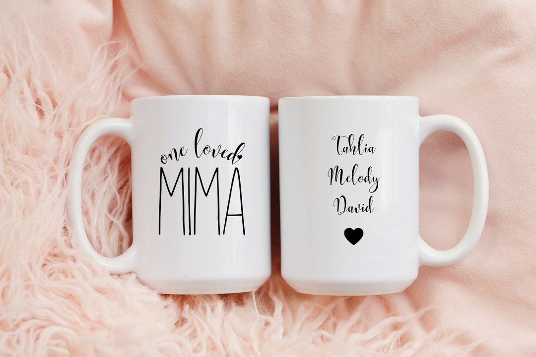Mima Gift, One Loved Mima Mug, Gifts for Mima, Personalized Gift From ...