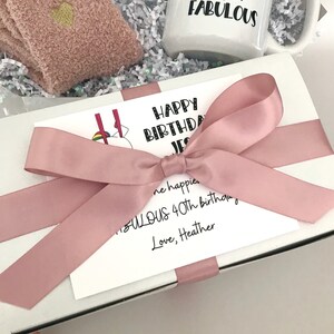 Funny 40th Birthday Box, 40 and Fabulous Happy Birthday Gift Box, 40th ...