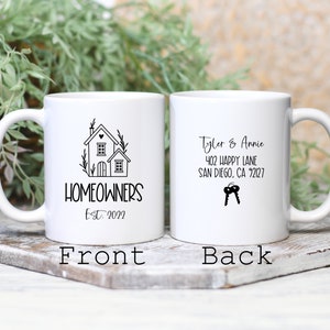 Homeowners Mug, First Home Gift, New Home Gifts, Housewarming Gifts ...