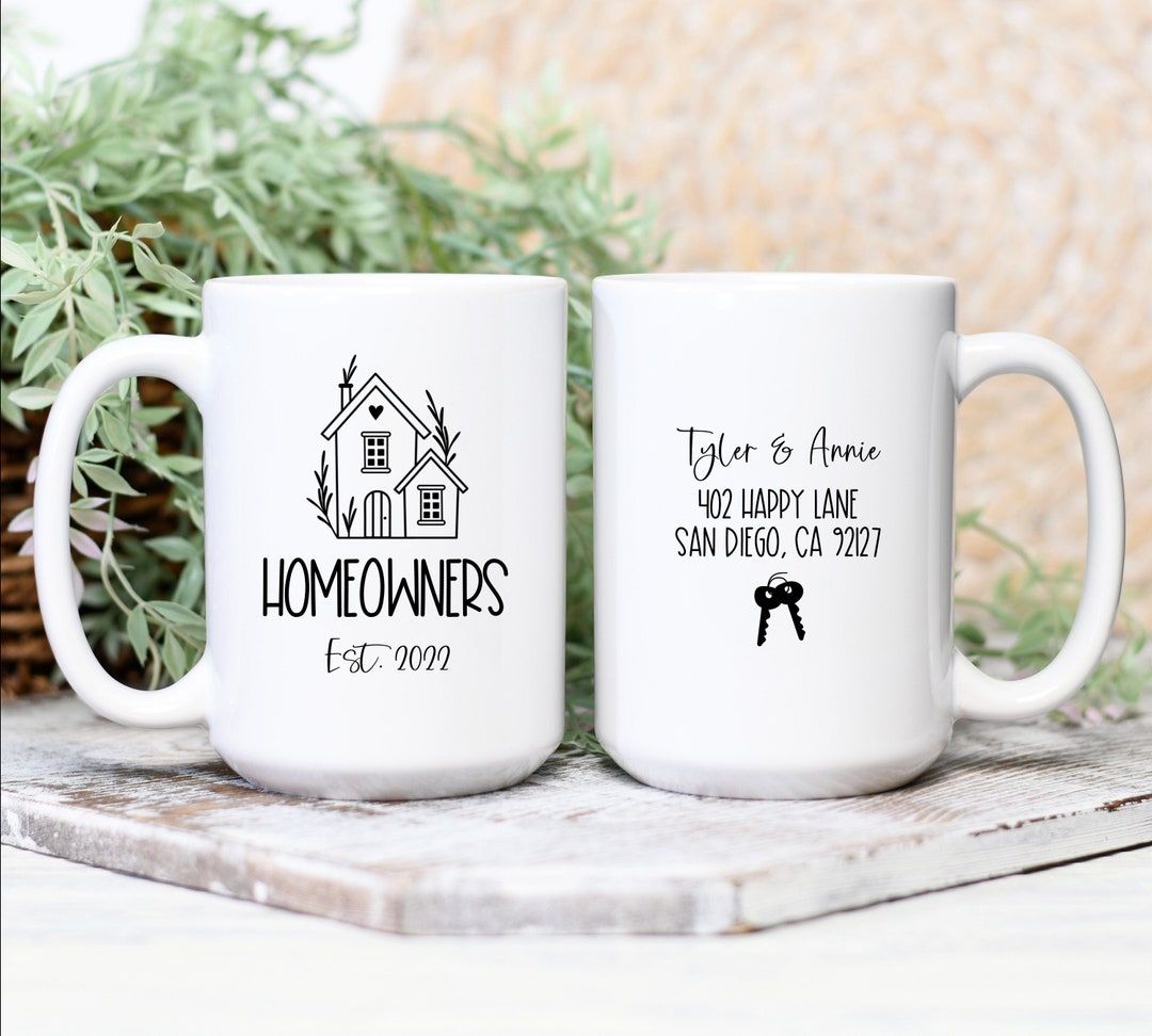 Homeowners Mug, First Home Gift, New Home Gifts, Housewarming Gifts ...