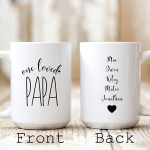 Papa Gifts, Papa Mug, Personalized Papa Gifts From Grandkids, Papa ...