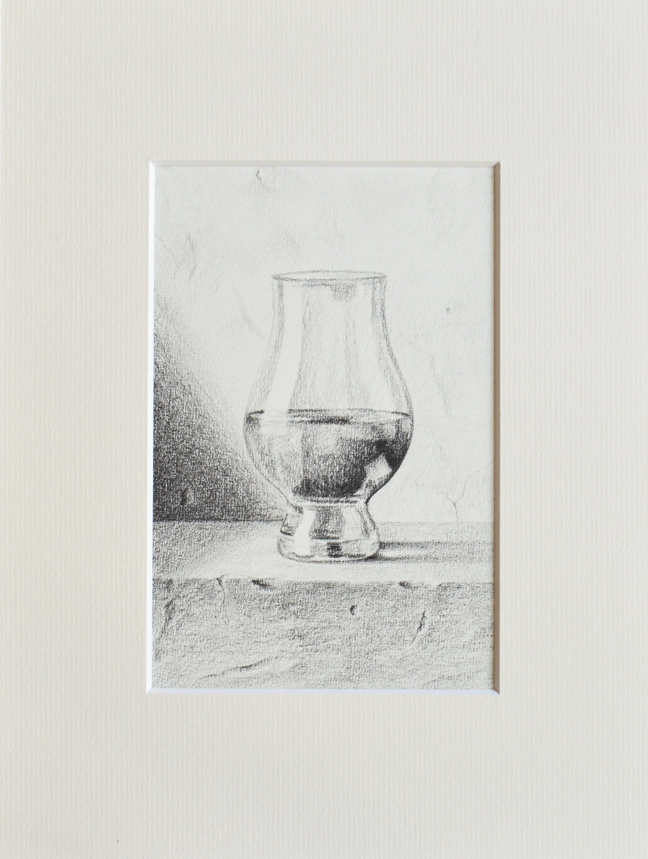 Glencairn Glass No.2 Charcoal Drawing 14.5 X 9.5 Cm on Paper - Etsy UK