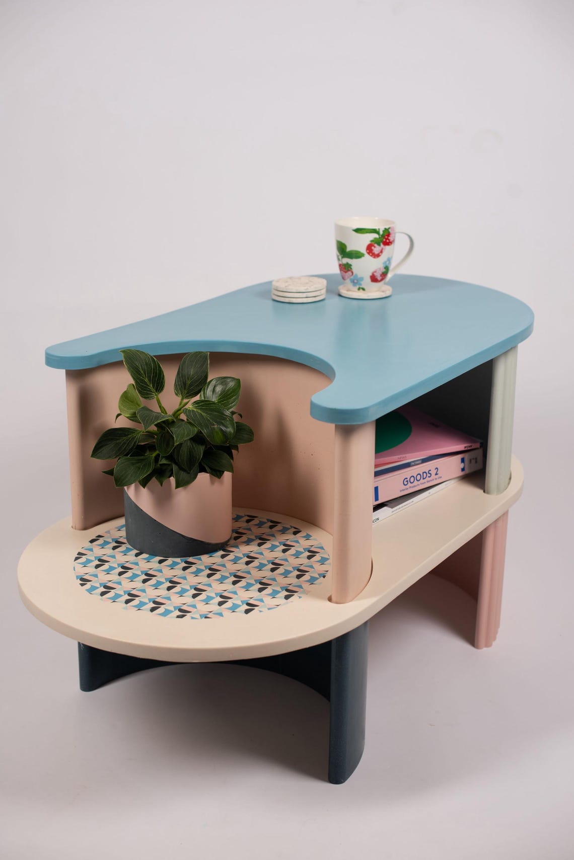 Custom Modular Coffee Table, Memphis Inspired - Etsy