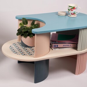 Custom Modular Coffee Table, Memphis Inspired - Etsy