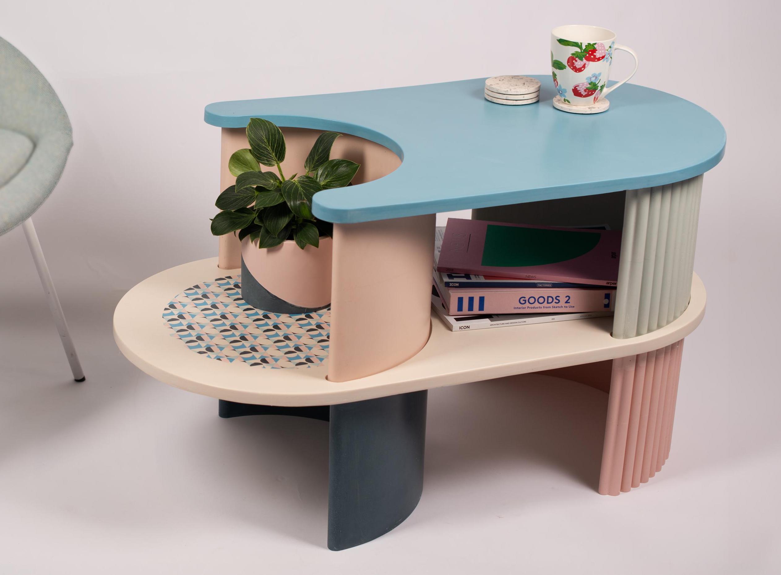Custom Modular Coffee Table, Memphis Inspired - Etsy