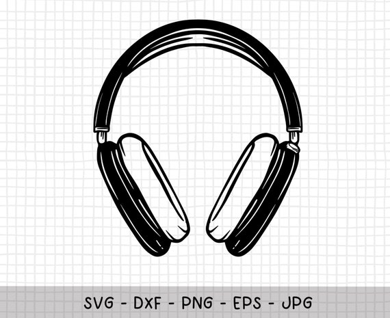 Headphone Svg Earphone Svg Headphones PNG Earbuds Svg - Etsy