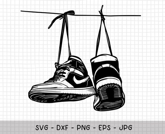 Running Shoes Hanging