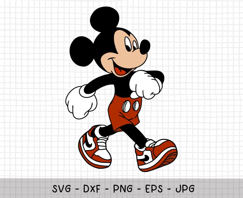Mouse Sneaker SVG Bundle, Mickey Bundle Cut File , Cricut and ...