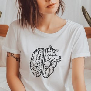 Brain and Heart SVG, Anatomy Design, Digital Download - Etsy