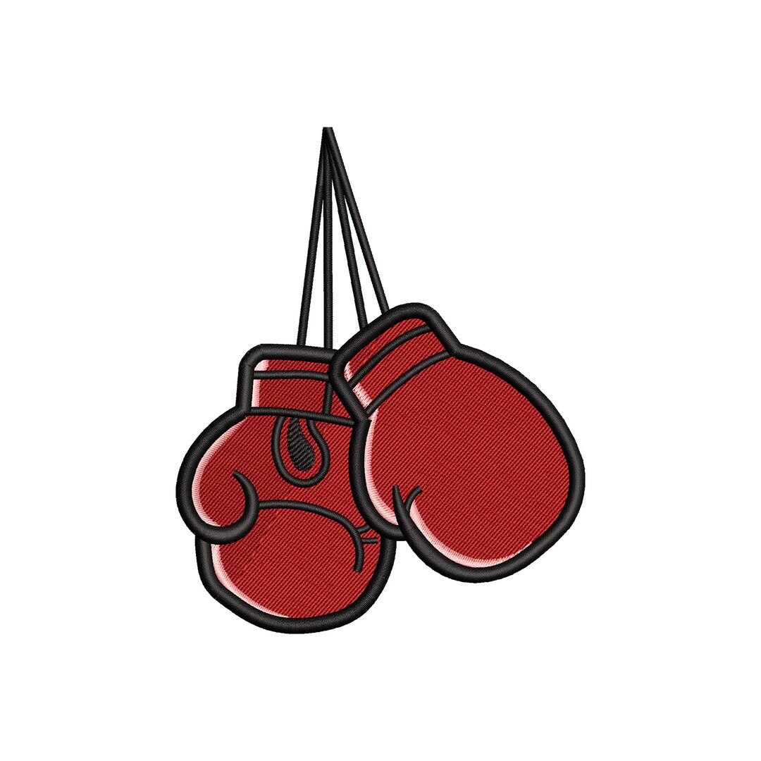 Boxing Glove Hanging Embroidery, Sport Embroidery, Boxing Embroidery ...