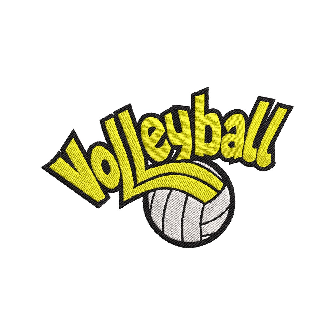 Volleyball Embroidery, Sport Embroidery, Digital Download - Etsy
