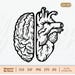 Brain and Heart SVG, Anatomy Design, Digital Download - Etsy