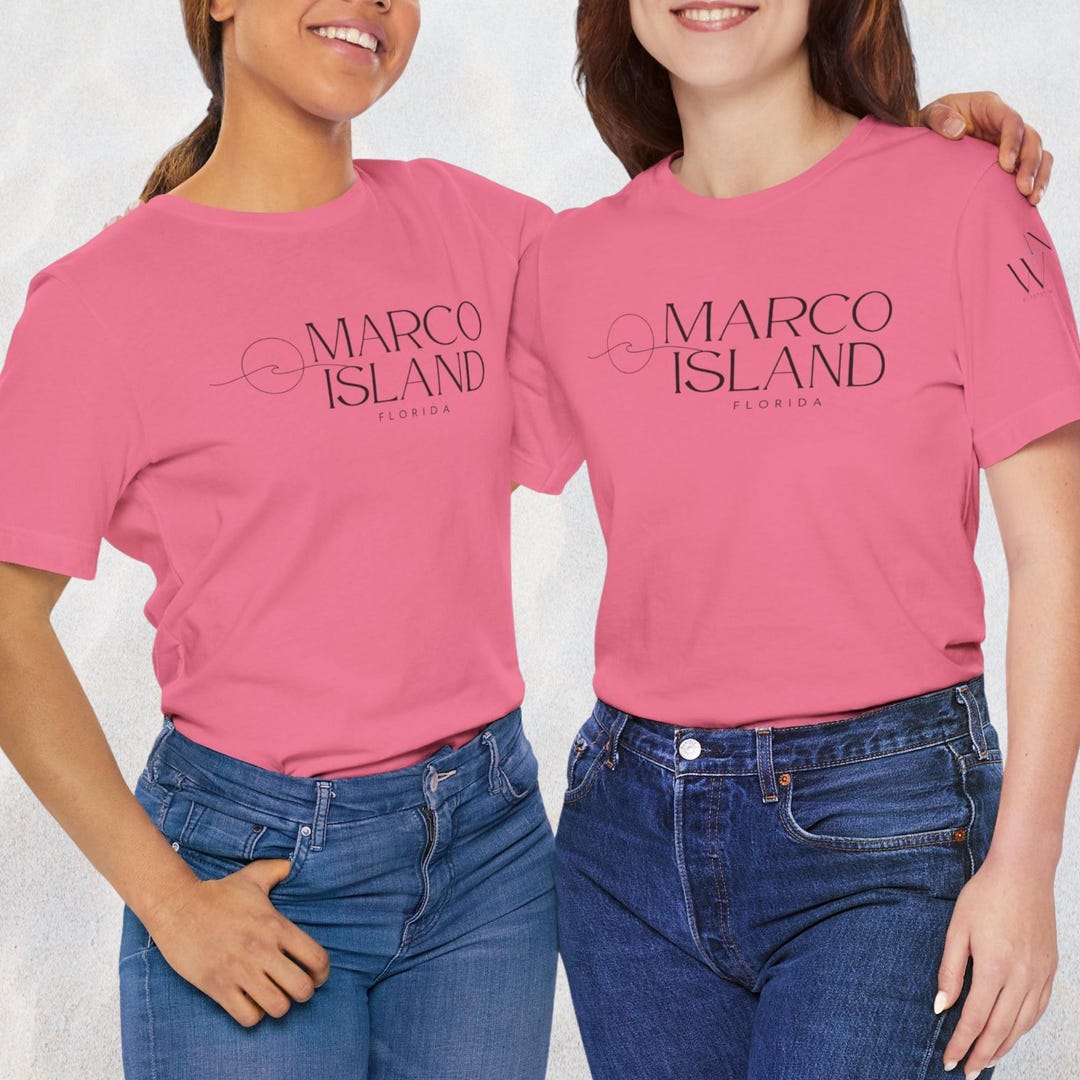 Marco Island T-shirt, Simple Marco Island Shirt, Marco Island Florida ...
