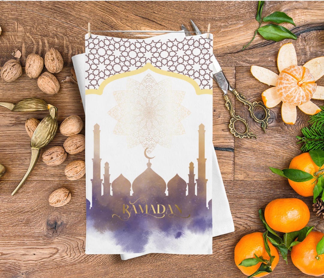 Ramadan Hand Towel. Ramadan Gift, Ramadan Mubarak, Ramadan Kitchen ...