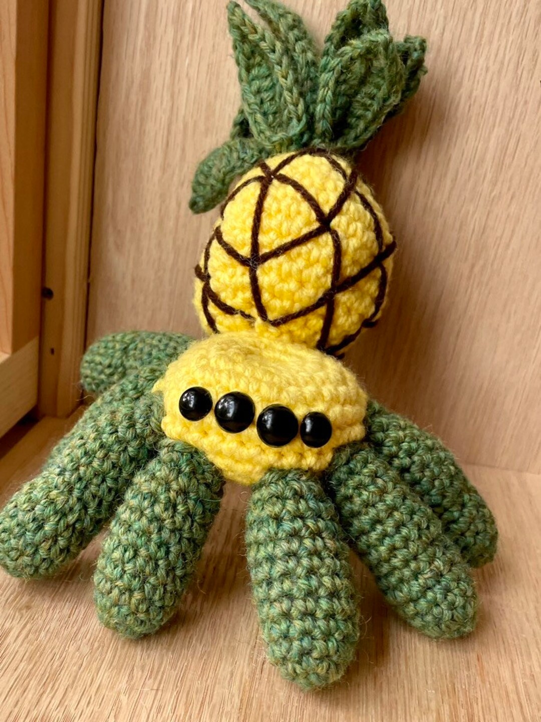 Pineantula Spider Plush, Pineapple Plush, Spider Toy, Tarantula Plush, Tarantula Toy - Etsy