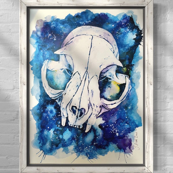 Wild Cat Skull - Etsy