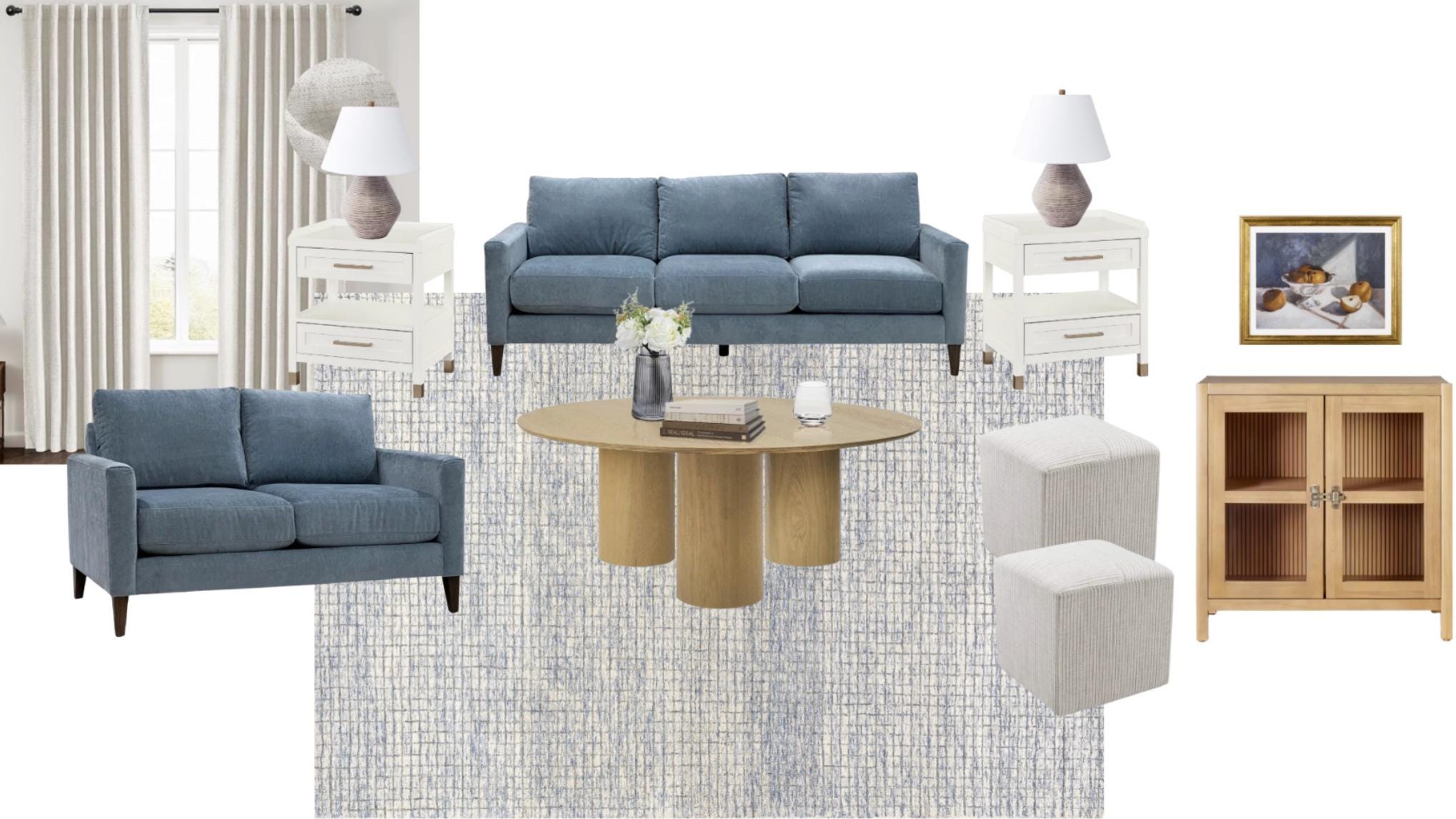 Virtual Interior Design | Custom Room E-design Package | Mood Board ...