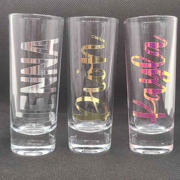 Tall Glasses - Etsy