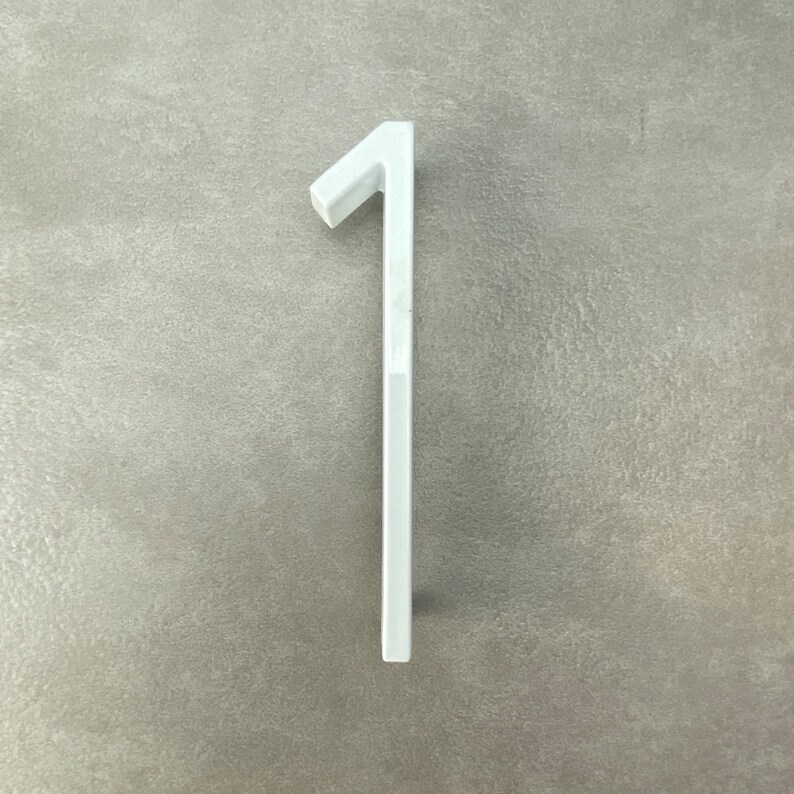 House Numbers white Floating House Number for Home - Etsy