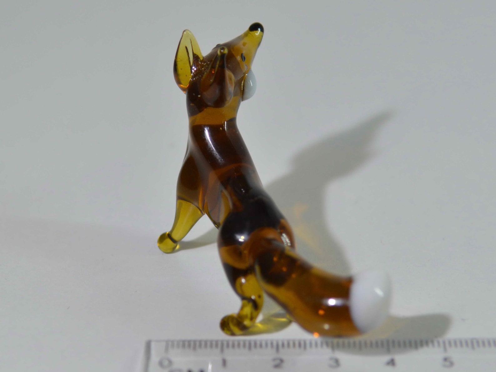 Fox Red Fox Fox Glass Figure Handmade Glass Animals - Etsy