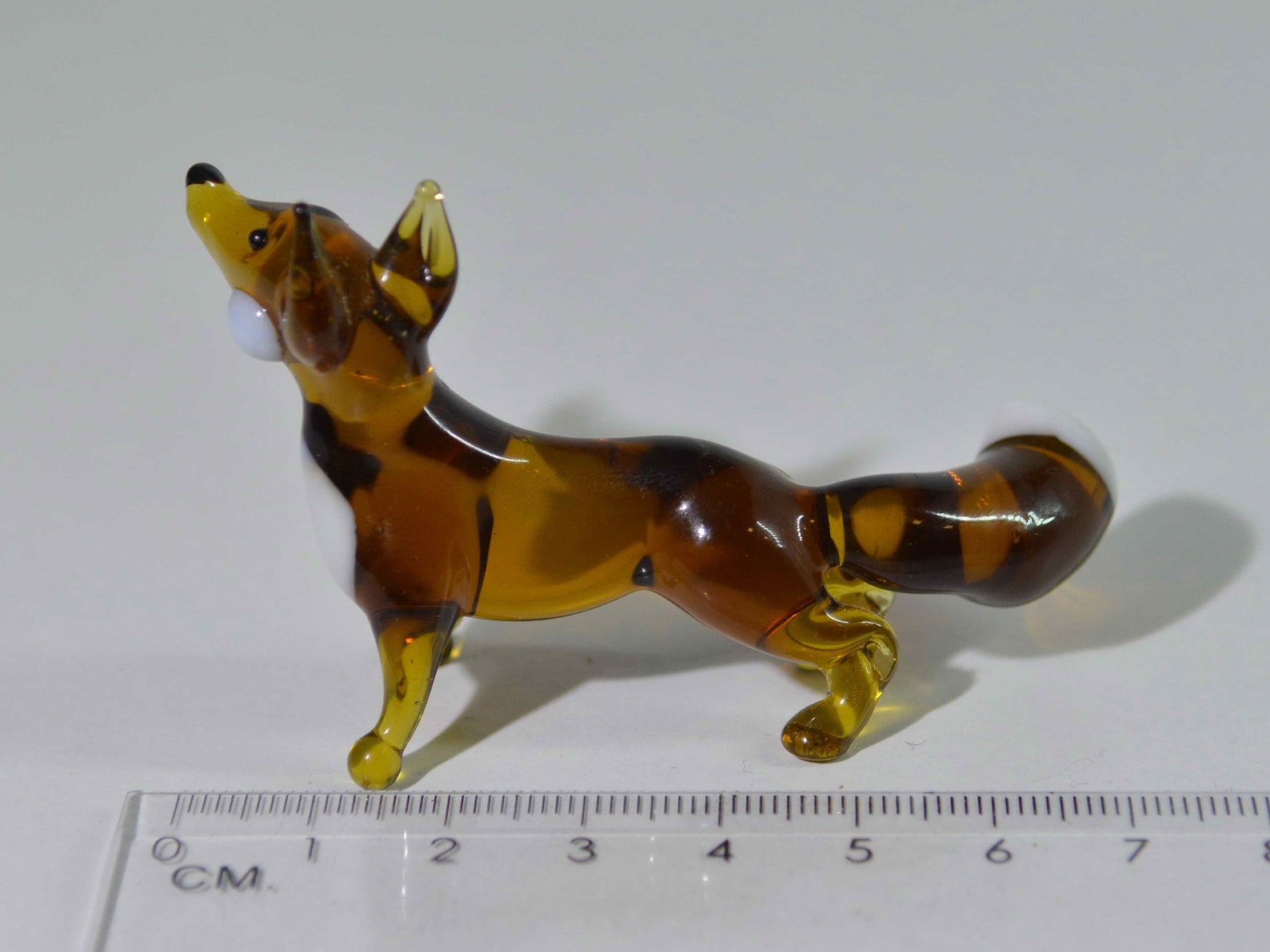 Fox Red Fox Fox Glass Figure Handmade Glass Animals - Etsy