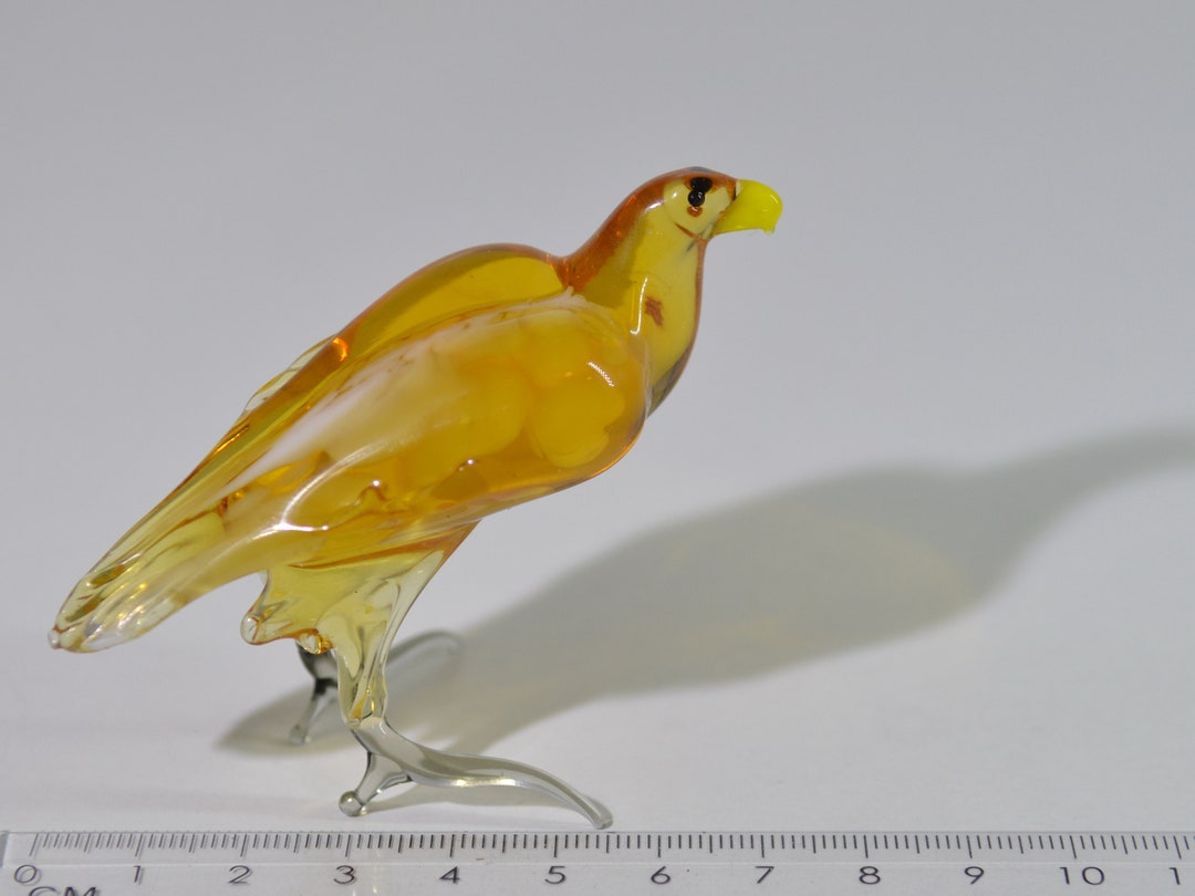 Eagle, Eagle, Glass Figure, Handmade, Glass Animals, Murano Glass - Etsy