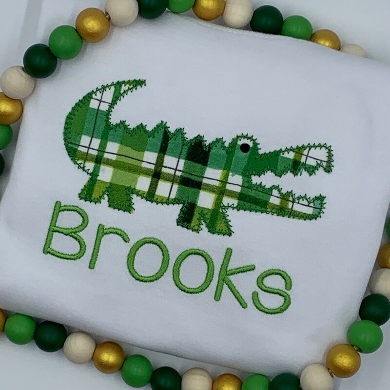 Alligator Applique - Etsy