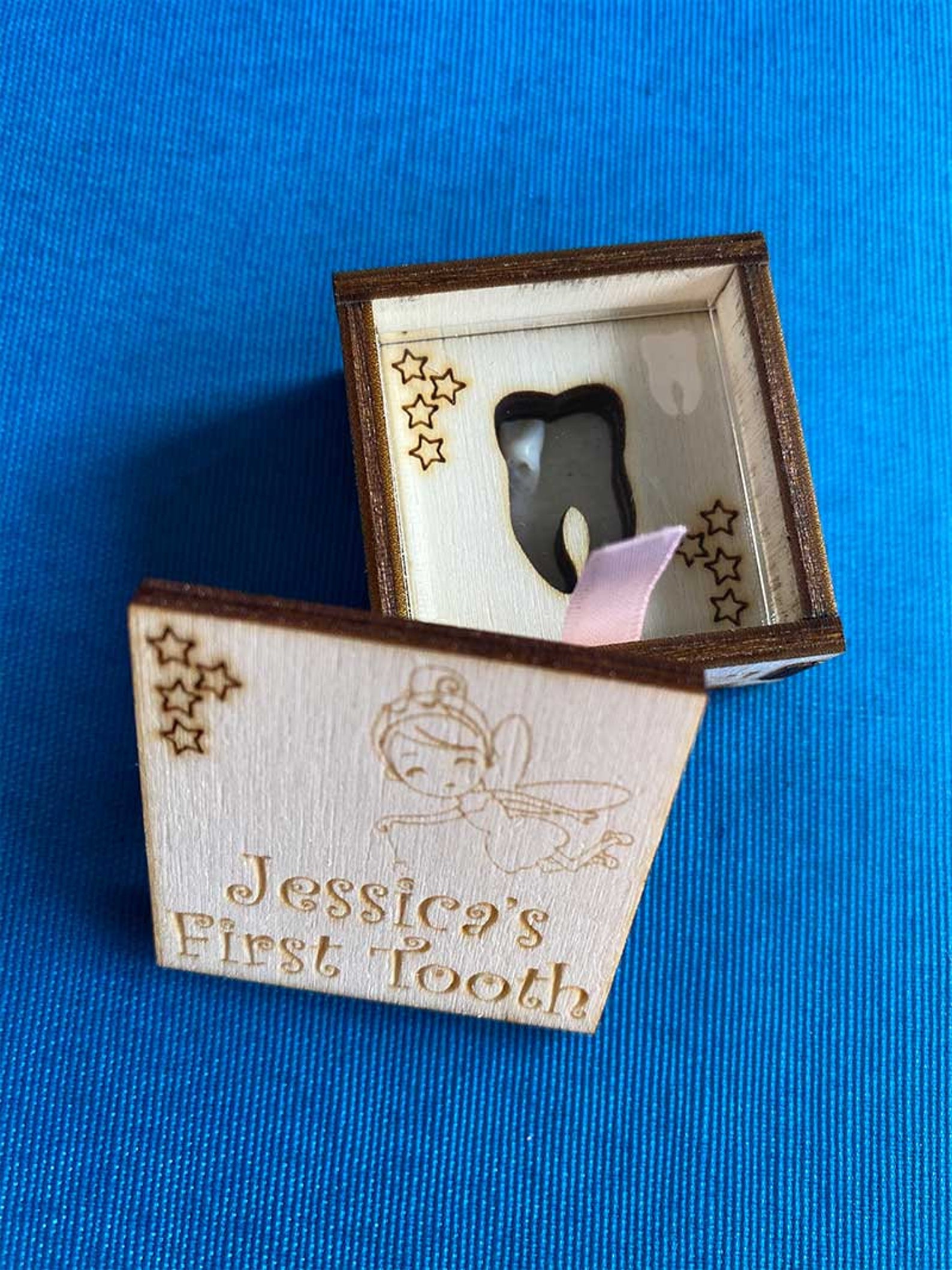 Personalised First Tooth Box - Etsy UK