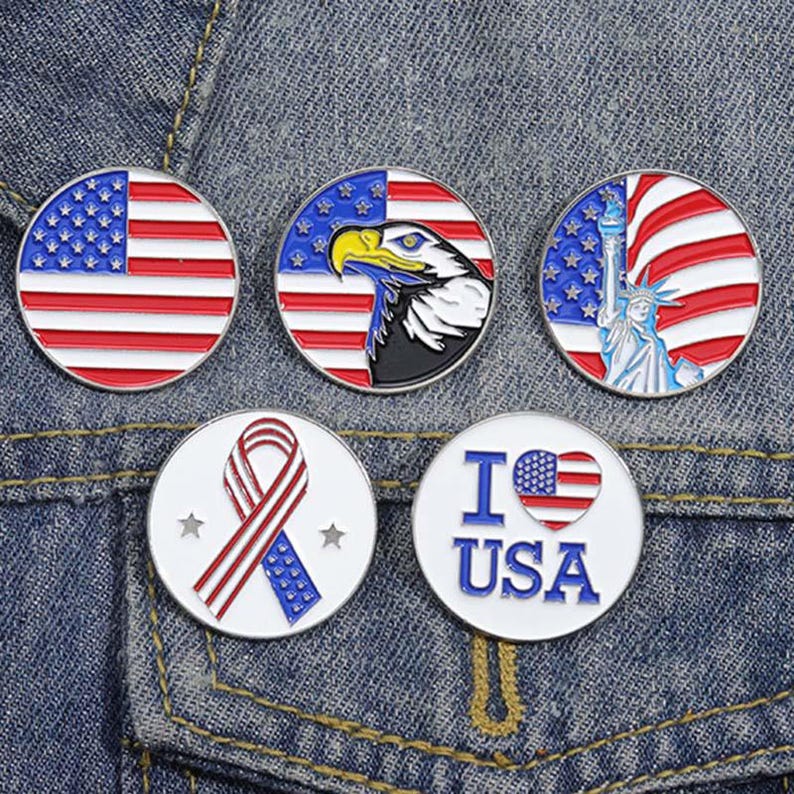 National Patriotic Flag Bamboo Golf Tees - 3 1/4 Inch - 50 Tees ...