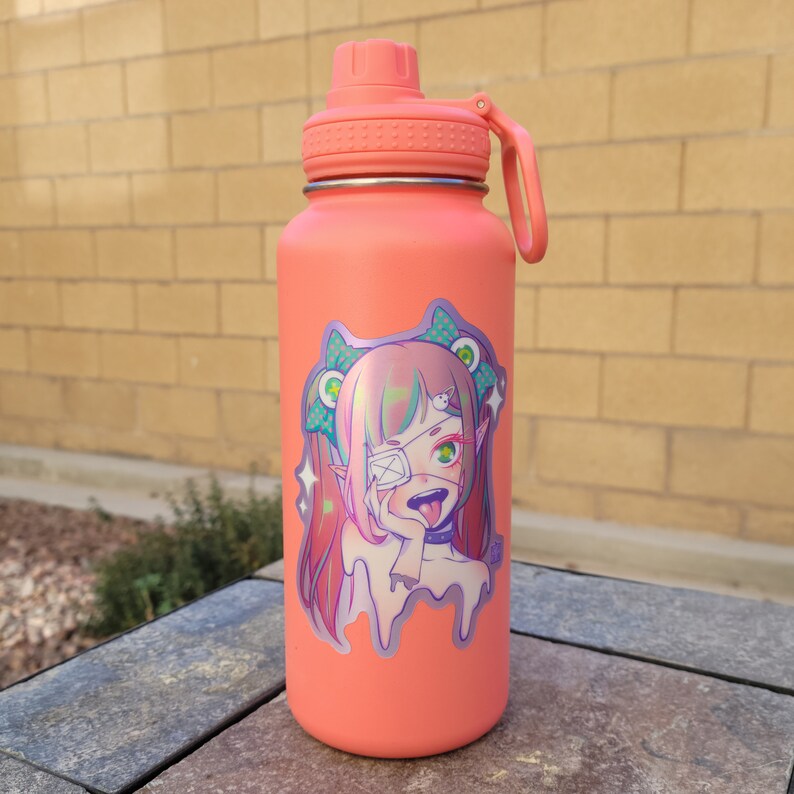 Melty-chan Die-cut Vaporwave Vinyl Sticker MEDIUM - Etsy