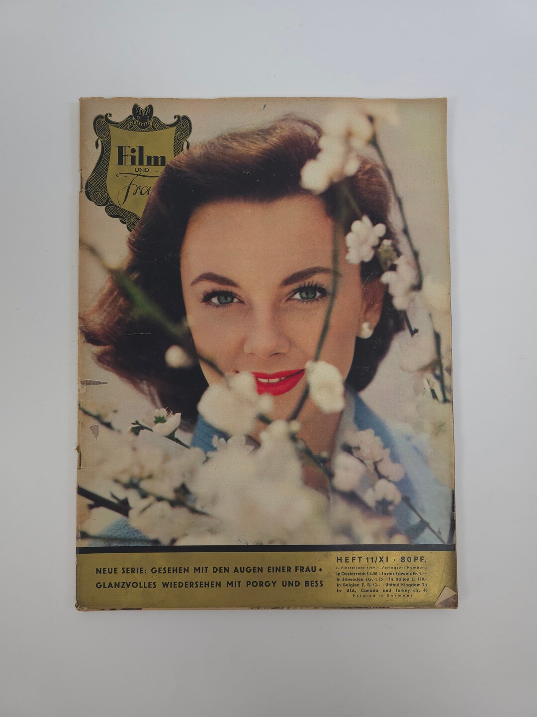Vintage 1959 Original Film Und Frau Mode Magazine Issue 11/X | Antique ...