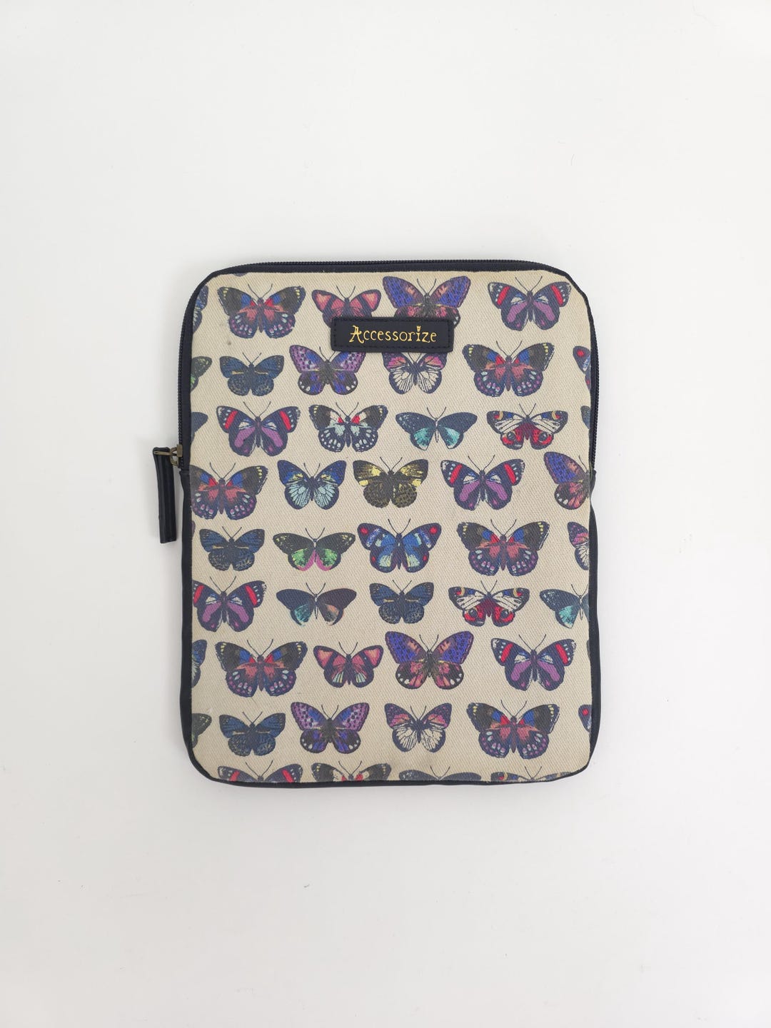 Vintage Tablet Case Butterfly Tablet Bag Small Colorful Butterflies ...