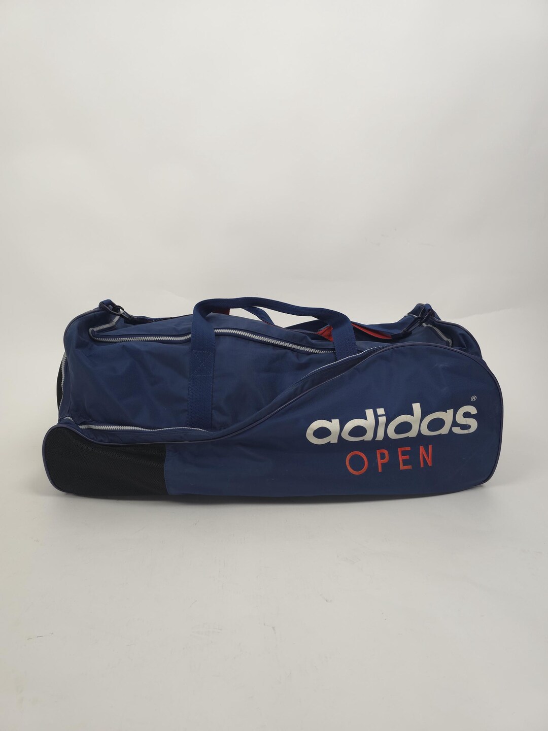 Vintage 80s Adidas Sports Tennis Bag Blue Big Oldschool 80s Retro ...