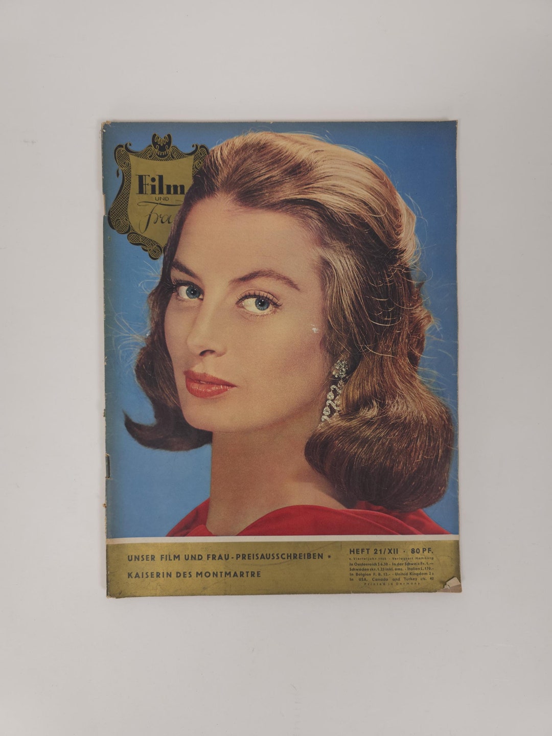 Vintage 1960 Original Film and Woman Fashion Magazine Issue 21/X ...