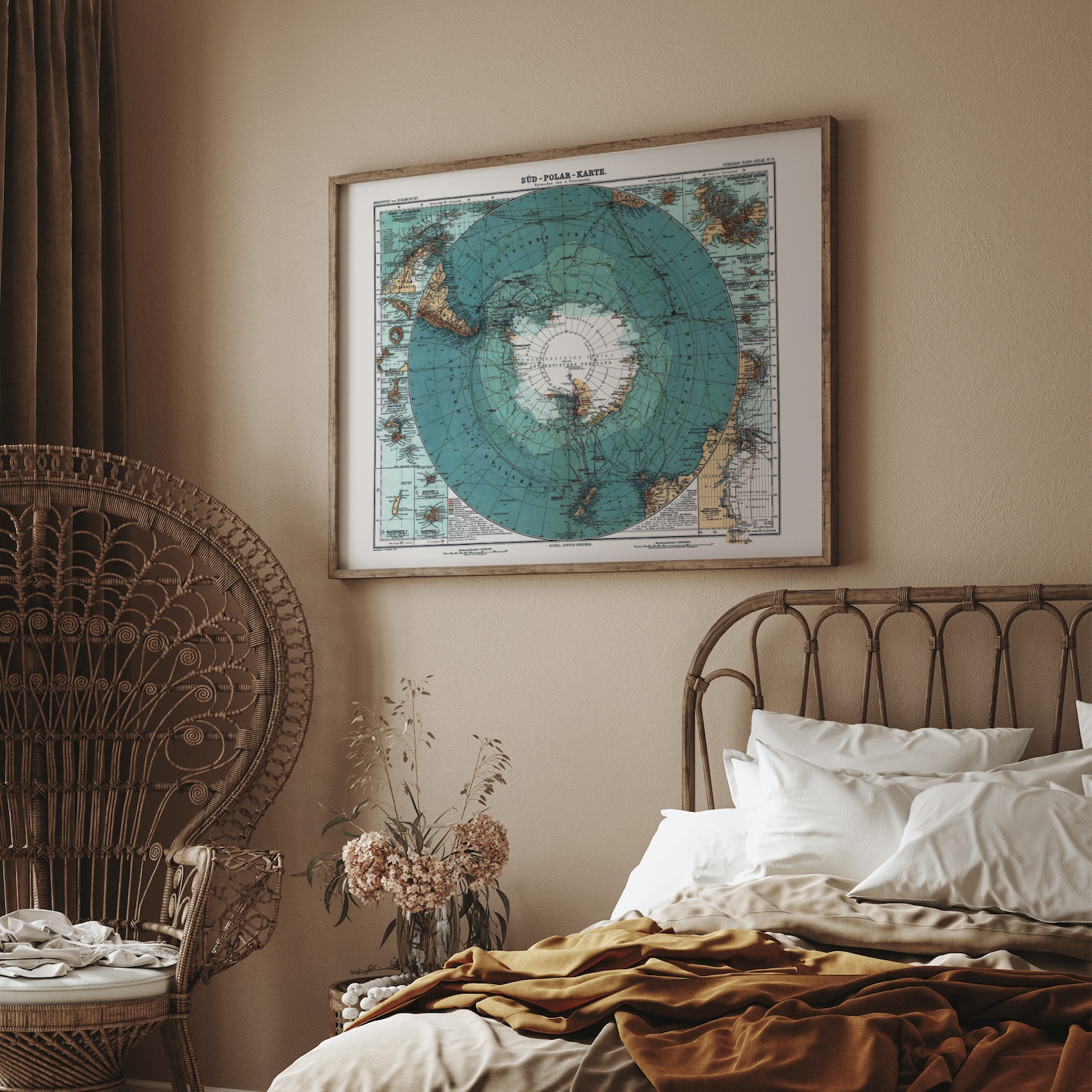 1912 Antarctica Antique Map of Antarctica Old Map of - Etsy