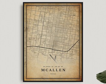 Mcallen Wall Poster | Etsy