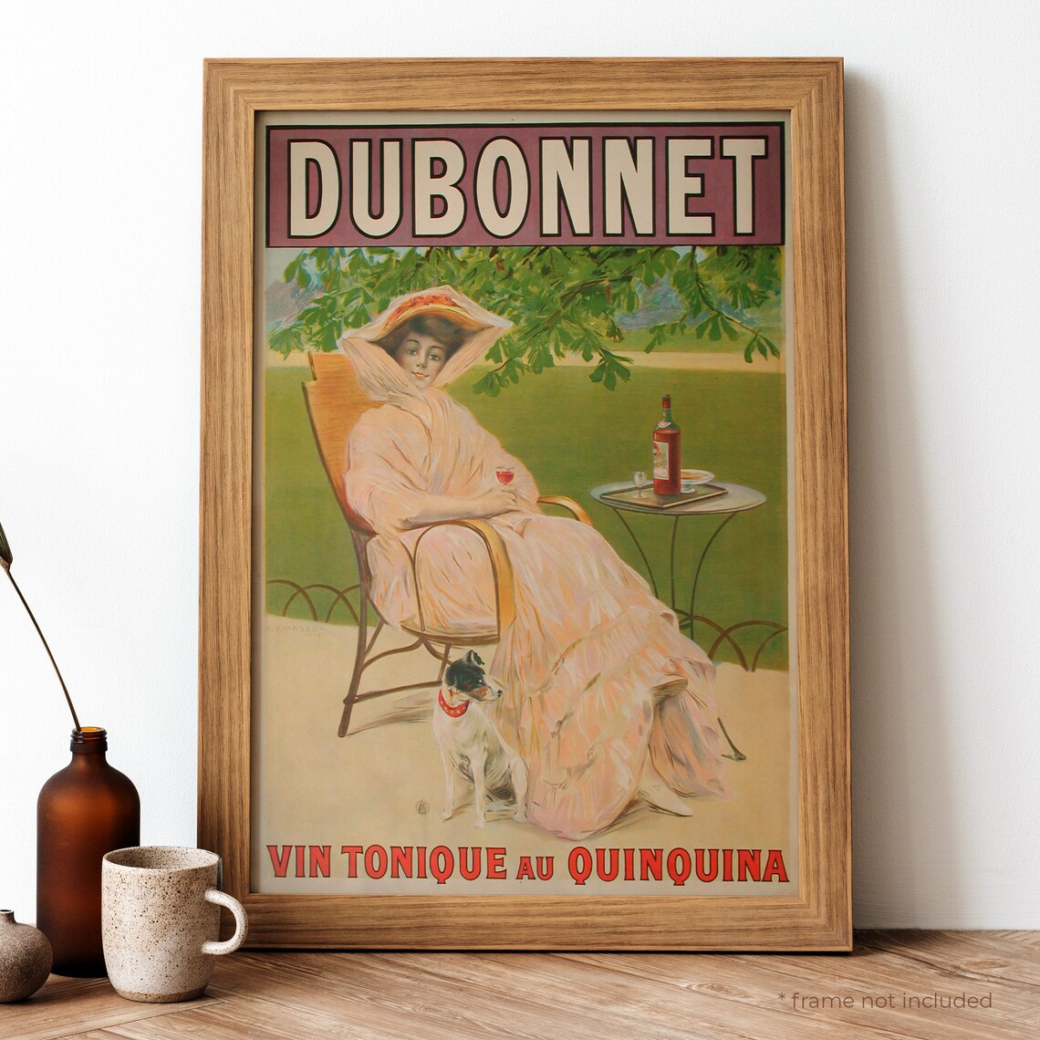Dubonnet Vintage Poster, French Beverage Retro Print, French Beverage ...