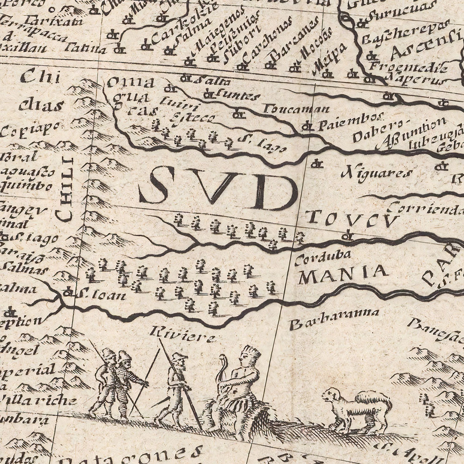 1646 Map of USA Antique Map of USA Old Map Vintage USA Map - Etsy