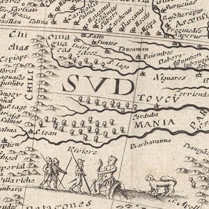 1646 Map of USA, Antique Map of USA, Old Map, Vintage USA Map MP89 - Etsy