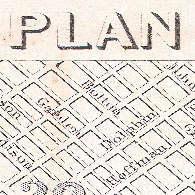 1860 Mitchell Map of Baltimore Antique Map of Baltimore Old - Etsy