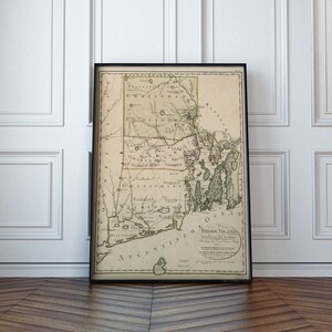 Rhode Island, Historical Map of Rhode Island, Antique Map of Rhode ...