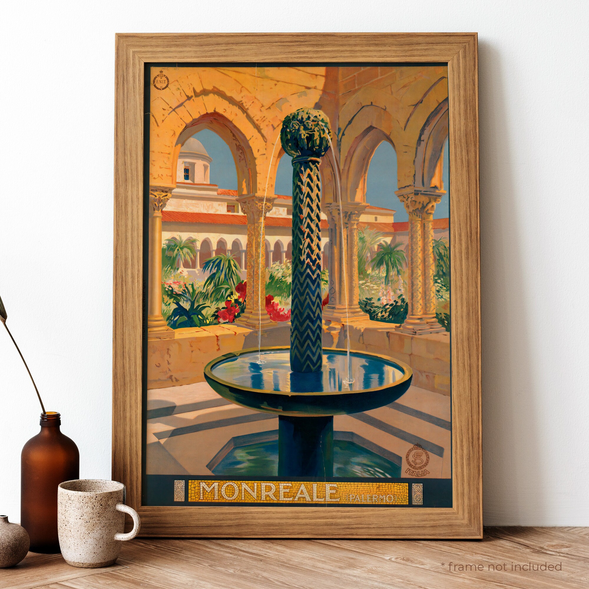 Palermo Vintage Poster Palermo Retro Print Vintage Italian - Etsy UK
